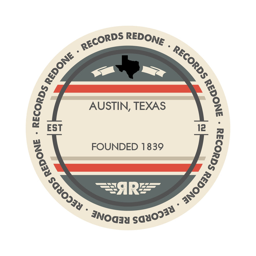 Austin Skyline Record Art | Upcycled Vinyl Wall Décor – Records Redone
