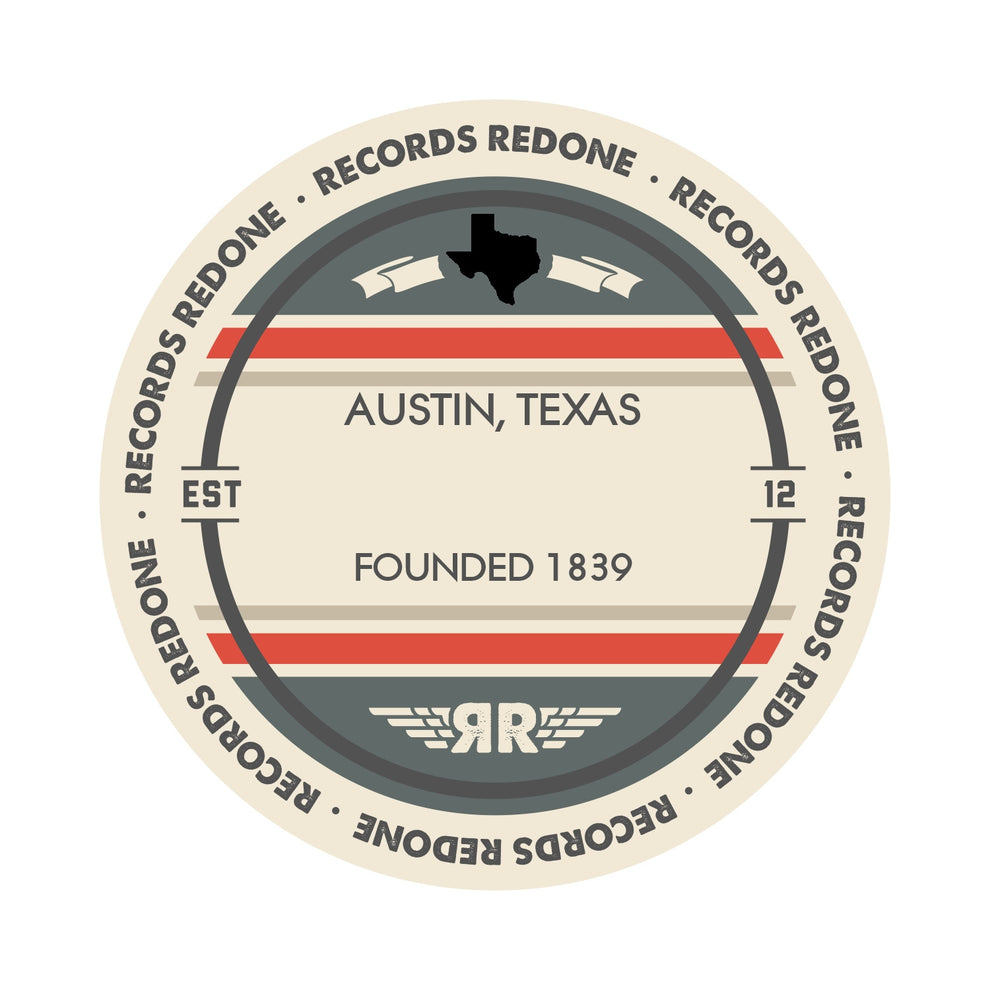 Austin Skyline Record Art | Upcycled Vinyl Wall Décor – Records Redone
